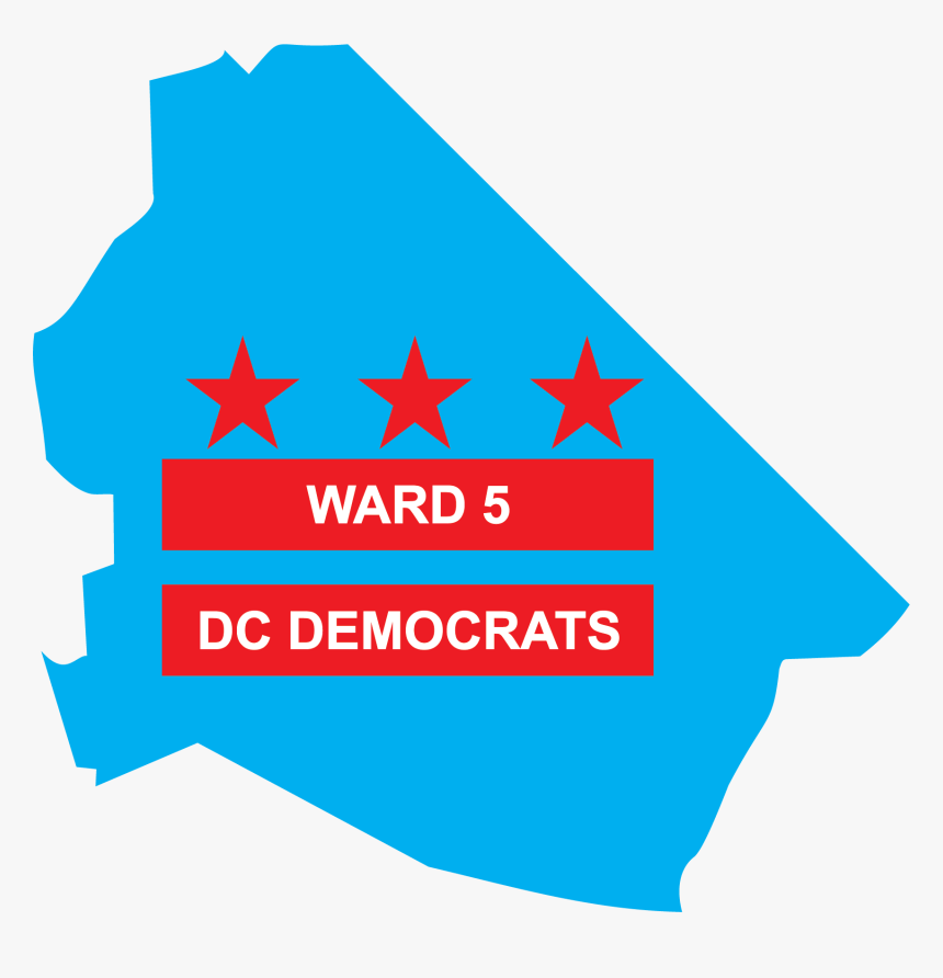 Ward 5 Democrats - Dc Ward 5, HD Png Download , Transparent Png Image ...