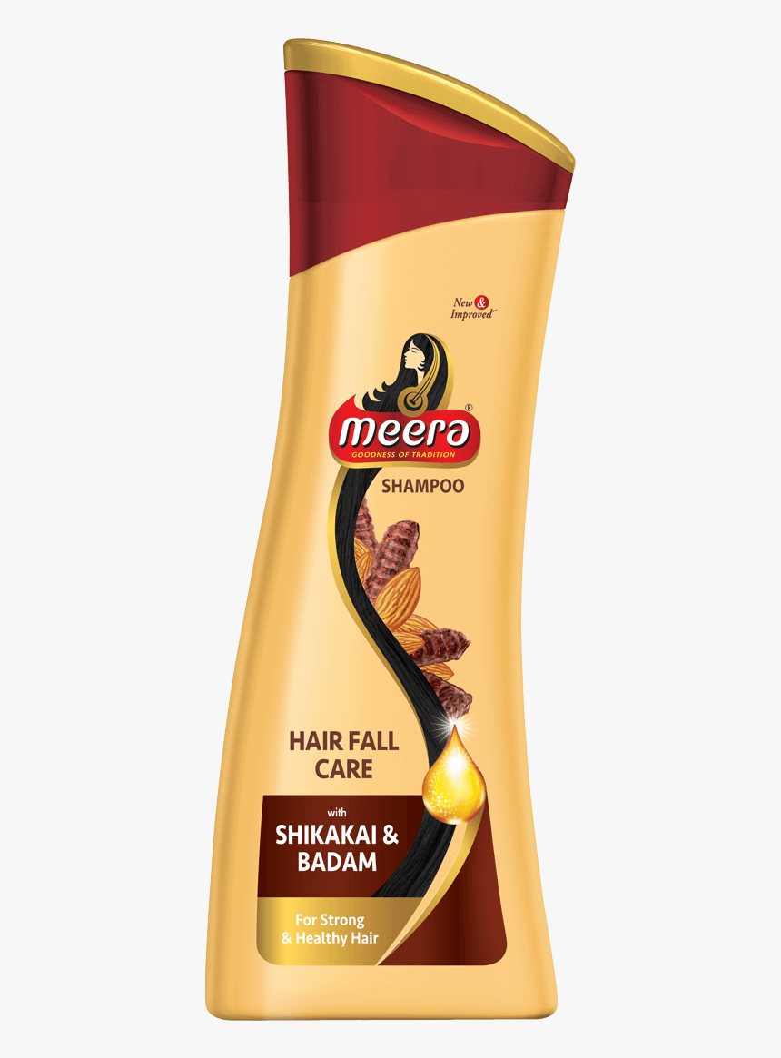 Meera Hairfall Care Shampoo - Meera Shampoo 1 Litre, HD Png Download ...