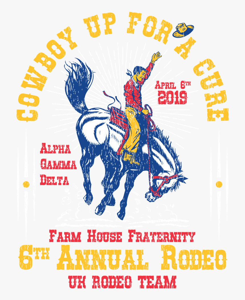 Cowboy Up For A Cure 2019 Artwork - Poster, HD Png Download ...