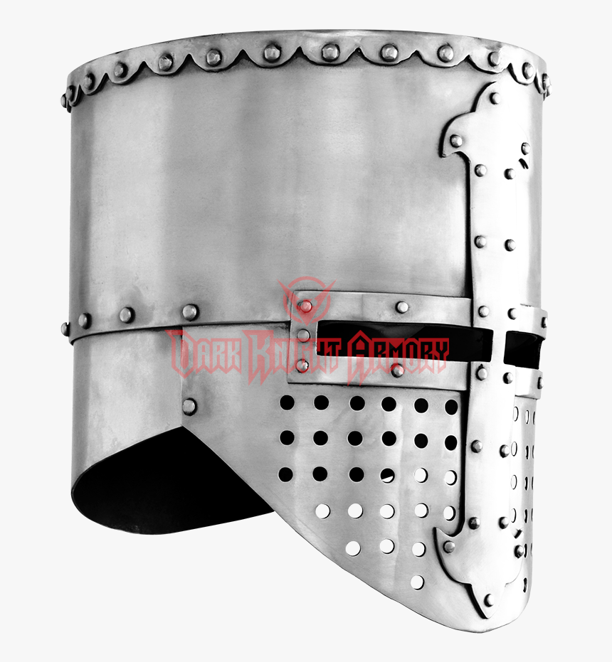 Crusader Helmet Png , Png Download - Flat Top Helmet Medieval ...