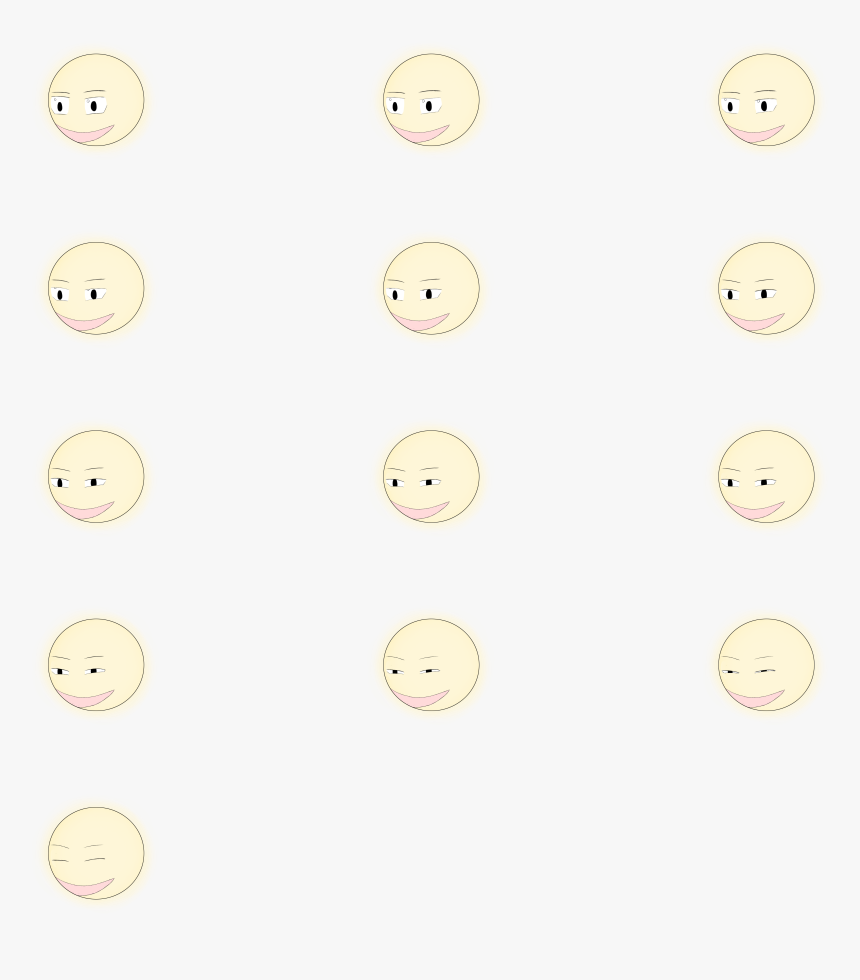 Moon Blinking 2 Spritesheet - Circle, HD Png Download , Transparent Png ...