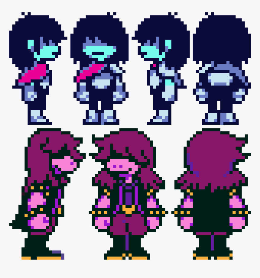 Kris 360 Sprite Deltarune, HD Png Download , Transparent Png Image ...