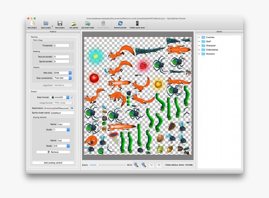 Sprites Collectables