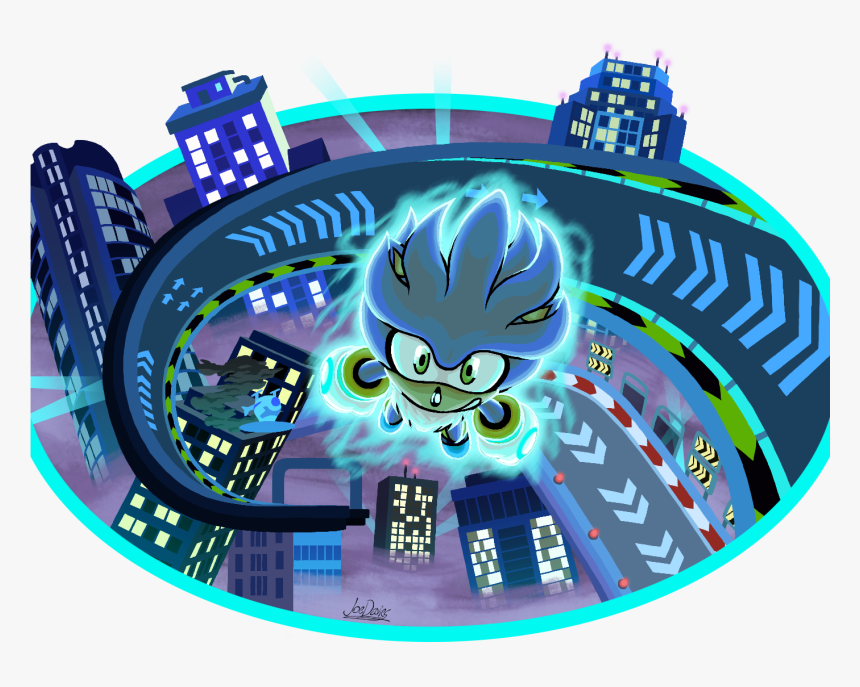 Sonic Speed Highway, HD Png Download , Transparent Png Image - PNGitem