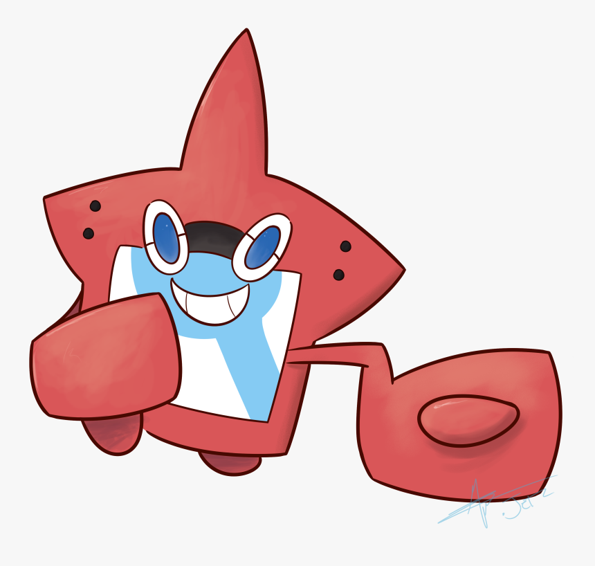 Rotom Pokedex, HD Png Download , Transparent Png Image - PNGitem