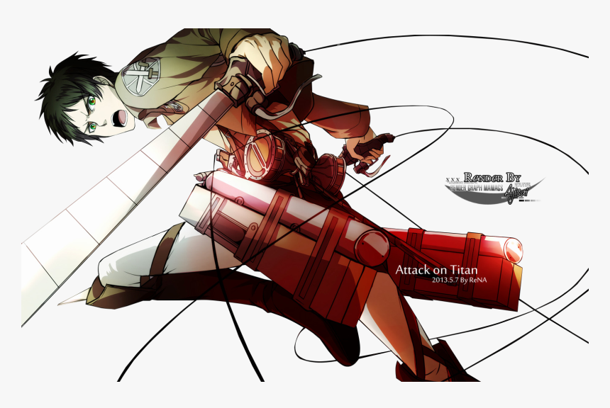 Eren Jaeger Render By Buntglass On Deviantart