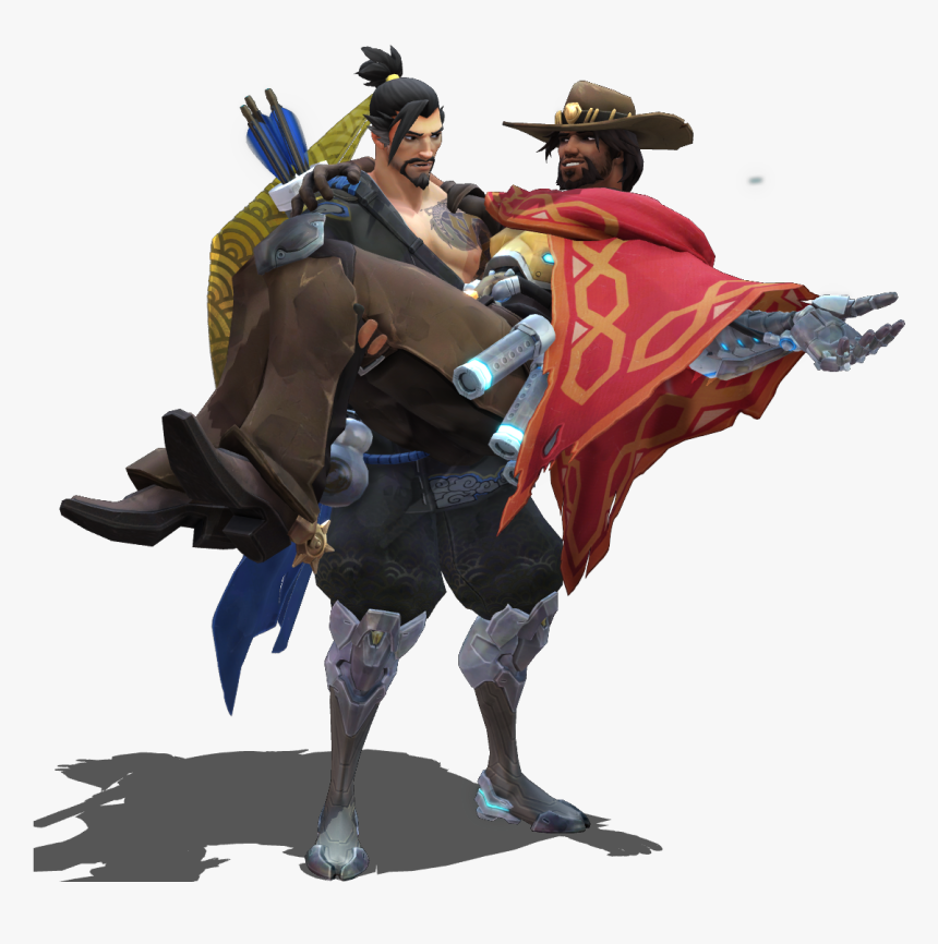 Transparent Mccree Png - Hanzo And Mccree Transparent, Png Download ...