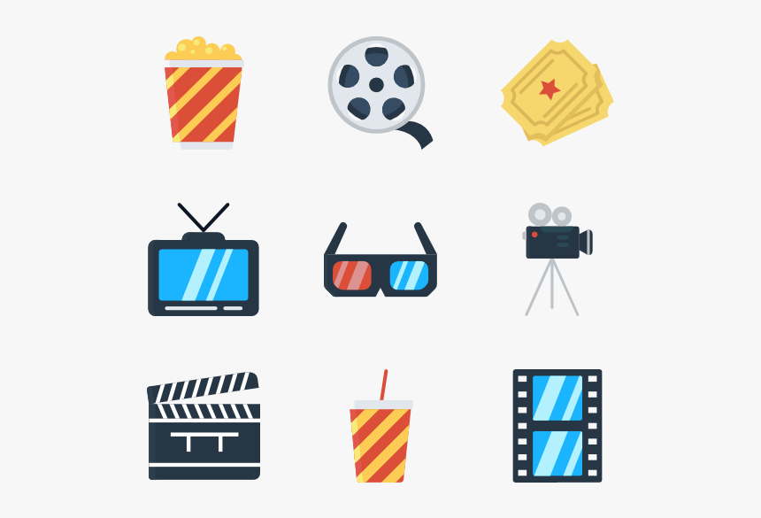 Cinema - Flat Cinema Icon Png, Transparent Png , Transparent Png Image ...