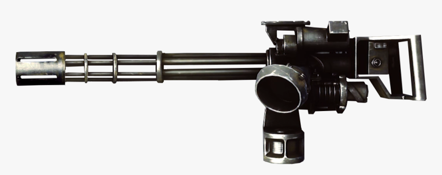 Battlefield Wiki - M134 Minigun Side View, HD Png Download ...