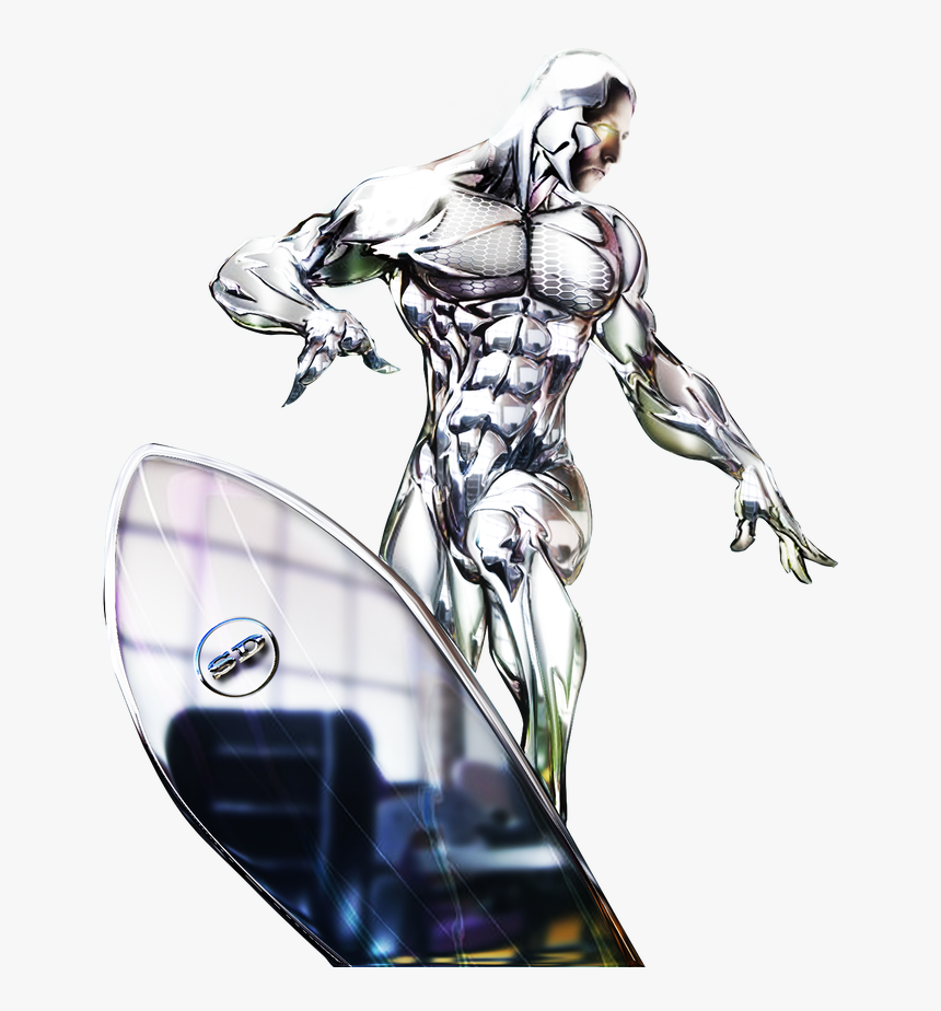 Silver Surfer - Silver Surfer Transparent, HD Png Download ...