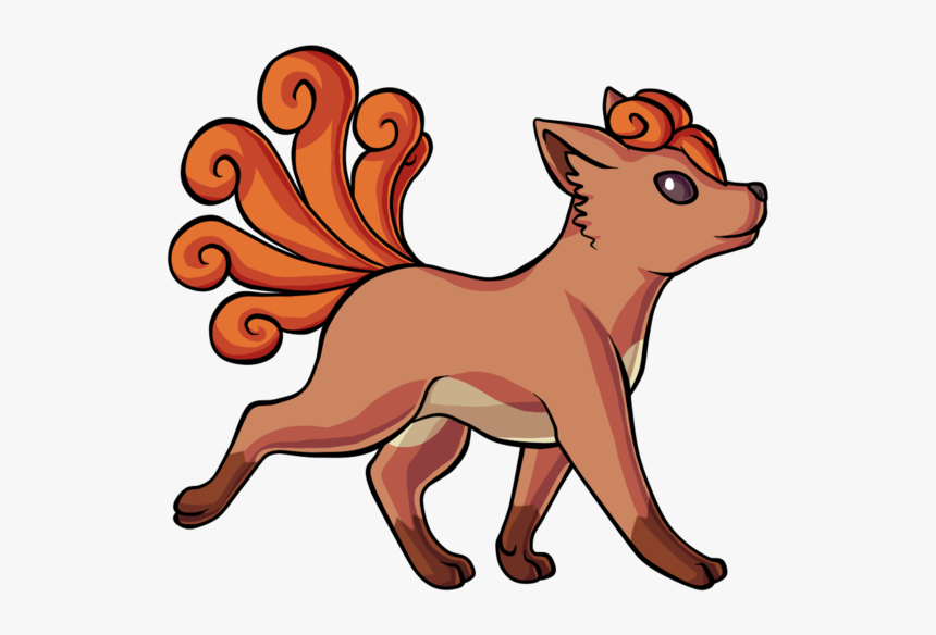 Vulpix Side View, HD Png Download , Transparent Png Image - PNGitem