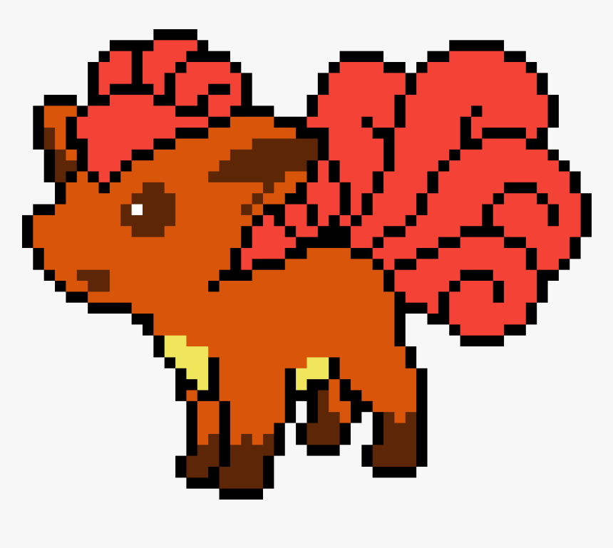 Vulpix Sprite , Png Download - Pokemon Pixel Art Vulpix, Transparent ...