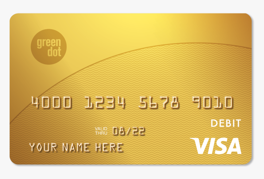 Credit Card Png - Green Dot Debit Card, Transparent Png , Transparent ...