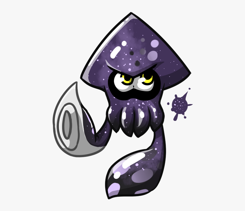 Splatoon Purple Galaxy Squid - Splatoon 2 Purple Squid, HD Png Download ...