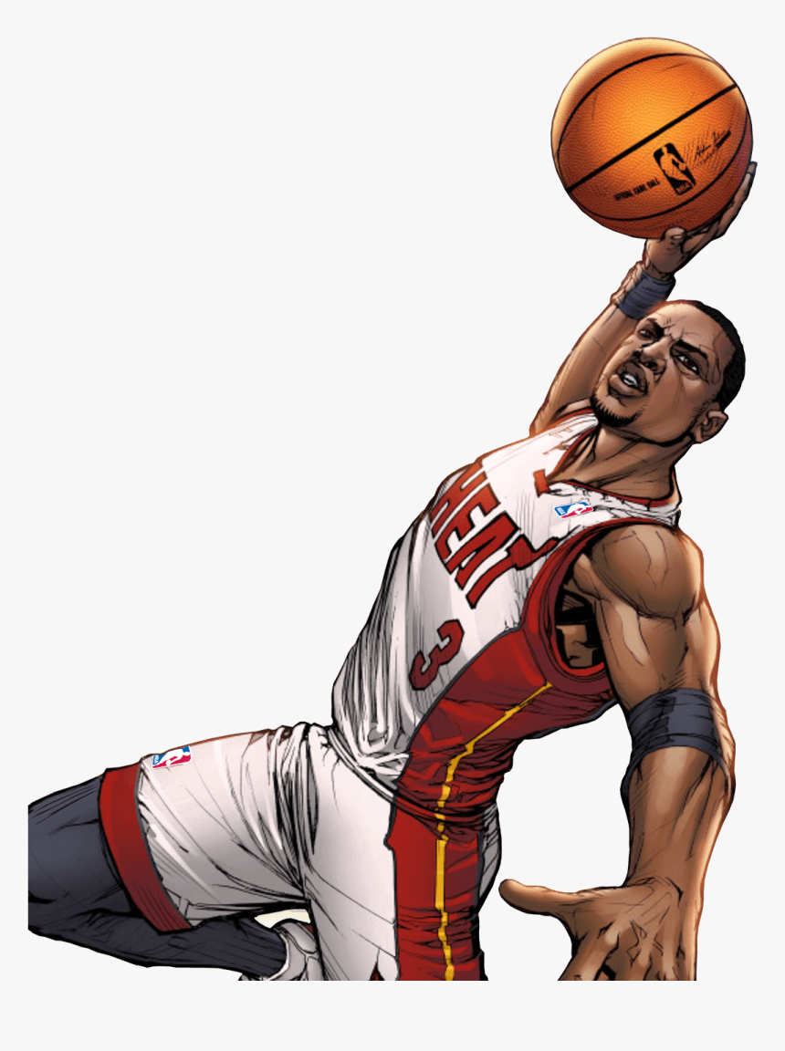 Dwyane Wade Png Cartoon, Transparent Png , Transparent Png Image - PNGitem