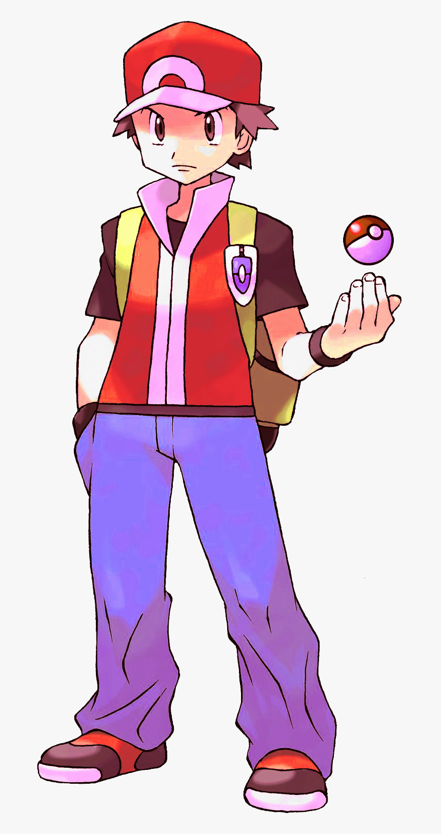 Red Pokemon Png - Pokemon Red Game Character, Transparent Png ...