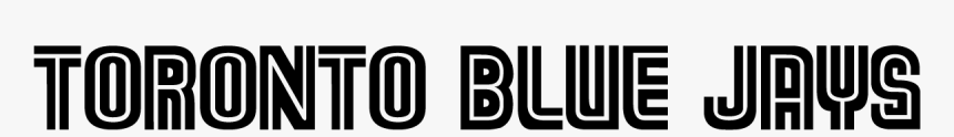 Toronto Blue Jays - Toronto Blue Jays Font, HD Png Download ...