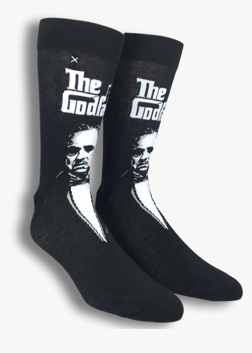 The Godfather Logo Socks By Odd Sox Class - Sock, HD Png Download ...