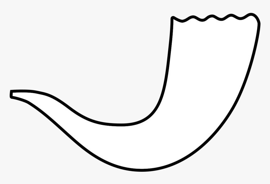 File - Shofar 01 - Svg - Shofar Black And White, HD Png Download ...