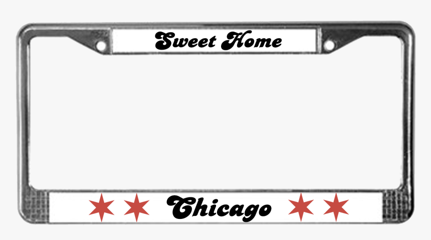 Chicago License Plate Frame, HD Png Download , Transparent Png Image ...