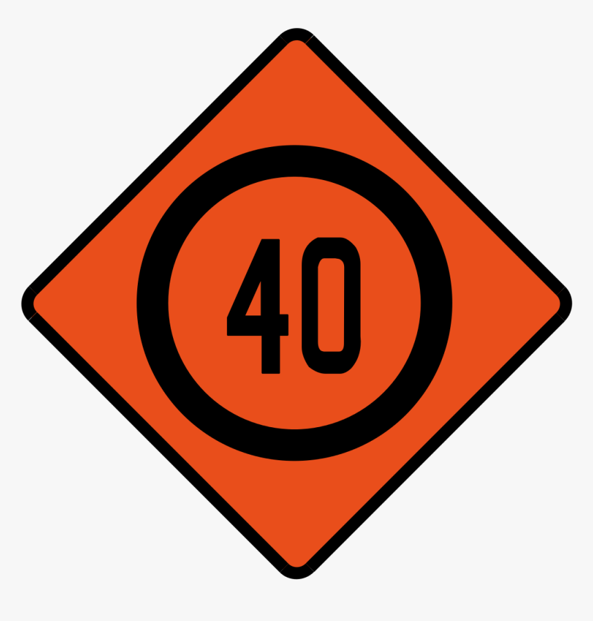 Transparent Speed Limit Sign Png - Traffic Sign, Png Download ...