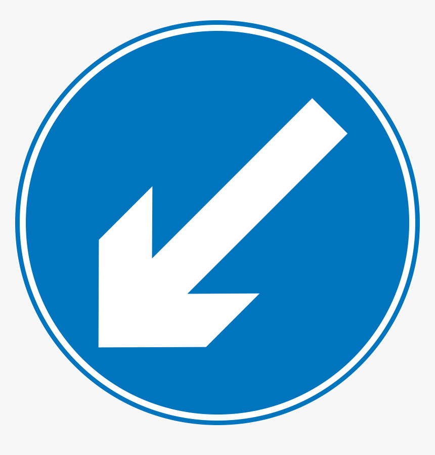 Blue,angle,area - Margaret Calvert Road Sign, HD Png Download ...