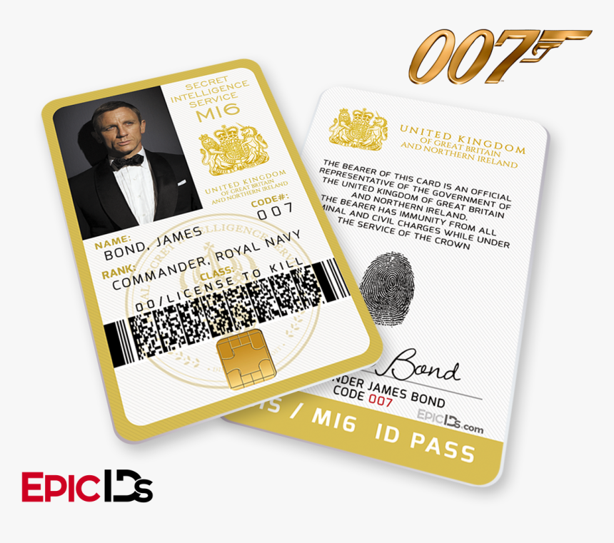 Secret Intelligence Service Id, HD Png Download , Transparent Png Image ...