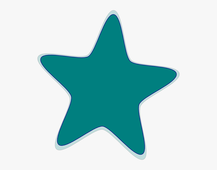 Blue Green Star Svg Clip Arts - Blue Star Clipart Free, HD Png Download ...