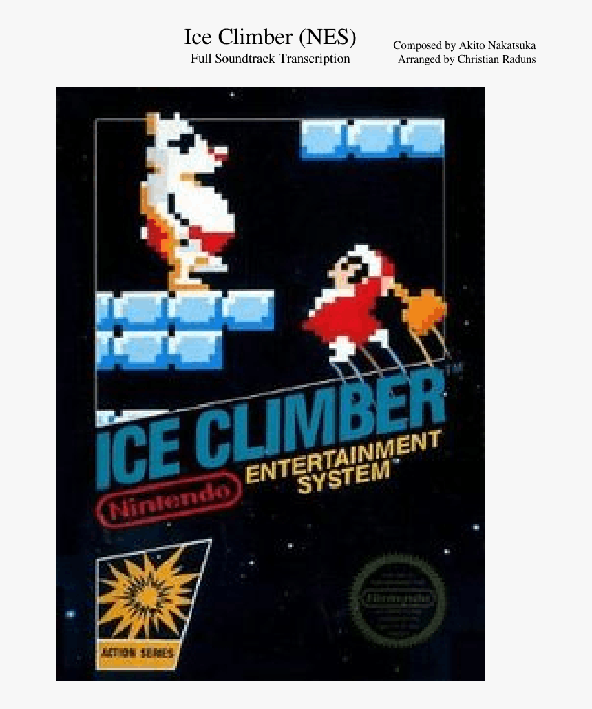 Transparent Climber Png - Ice Climber Nes Box, Png Download ...