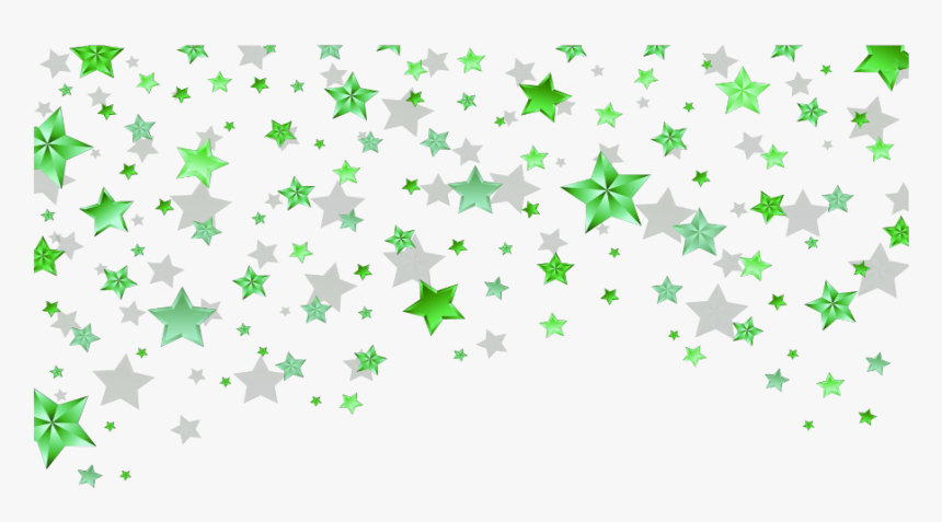 #mq #green #star #stars #falling #borders - Multiple Star Png ...