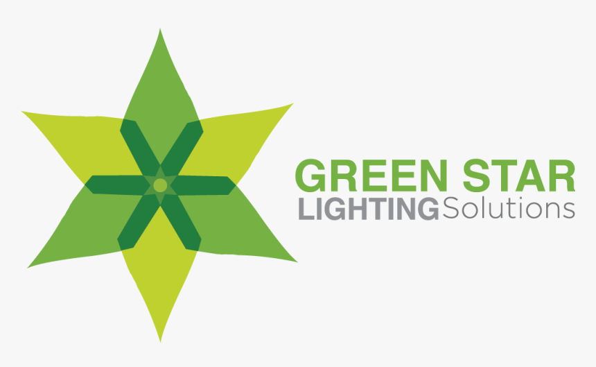 Green Star Lighting Solutions - Graphic Design, HD Png Download ...