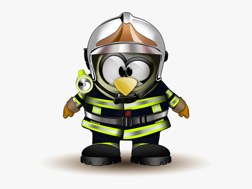 Penguin Clipart, Linux, Mason Jars, Clip Art, Little - Tux Firefighter ...