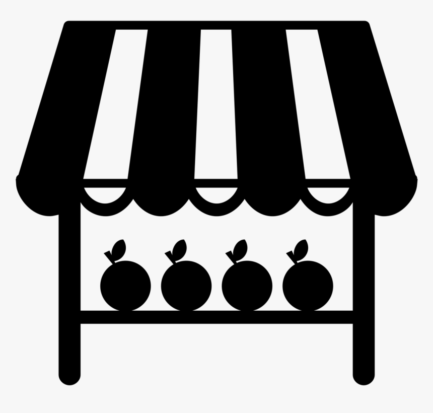 Farmers Market Clipart Black And White Fish