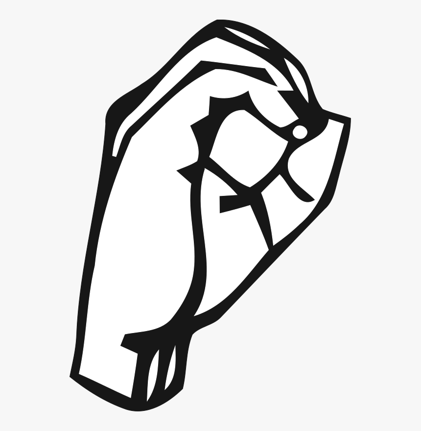 Deaf Alphabet O - Letter O Sign Language, HD Png Download , Transparent ...