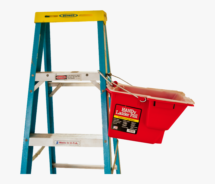 Hang Paint Bucket On Ladder, HD Png Download , Transparent Png Image ...
