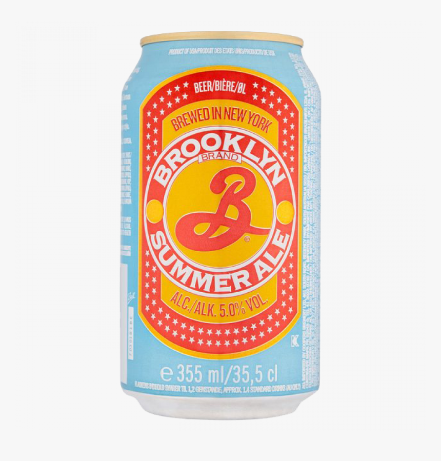 Brooklyn Summer Ale - Brooklyn Lager Beer Can, HD Png Download ...