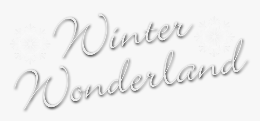 Winter Wonderland Text Png, Transparent Png , Transparent Png Image ...