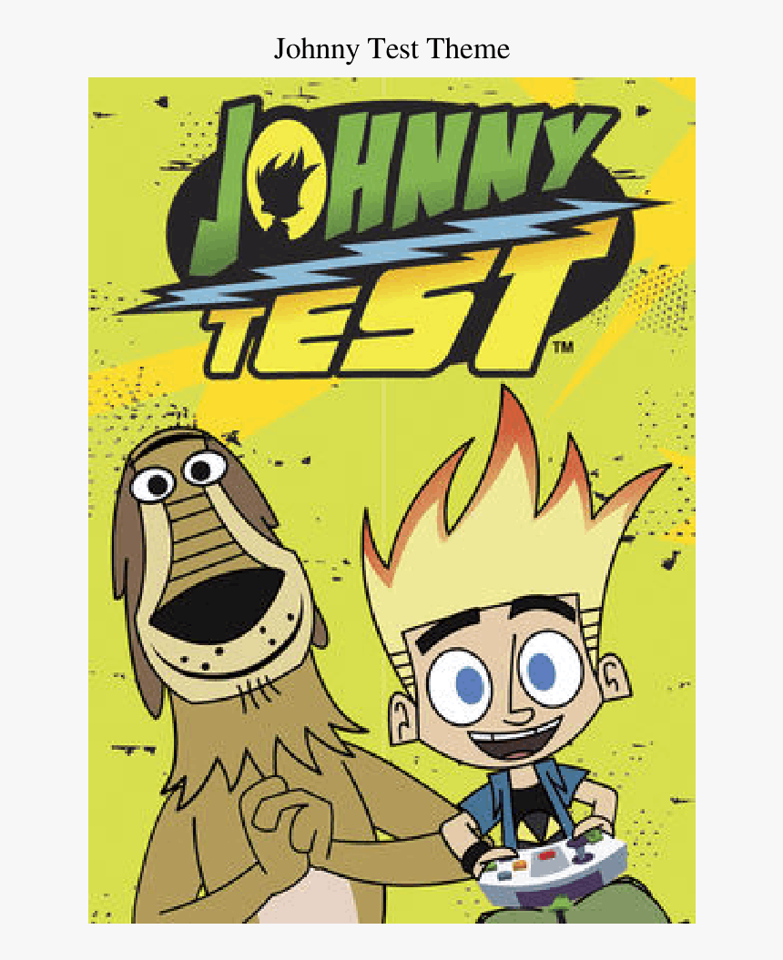 Comics - Johnny Test, HD Png Download , Transparent Png Image - PNGitem