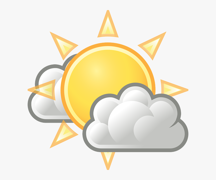 Weather Few Clouds Clipart - Rainy Clouds Clipart Transparent, HD Png ...
