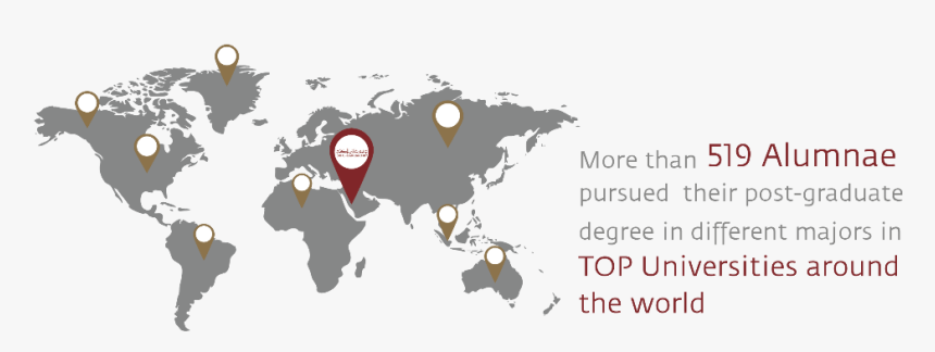 Alumni Fact 3 - World Map Grey Large, HD Png Download , Transparent Png ...