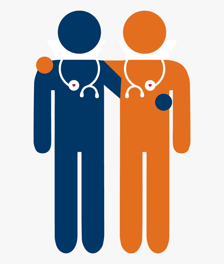 Healthcare Clipart Health Visitor - Two Doctors Icon, HD Png Download ...