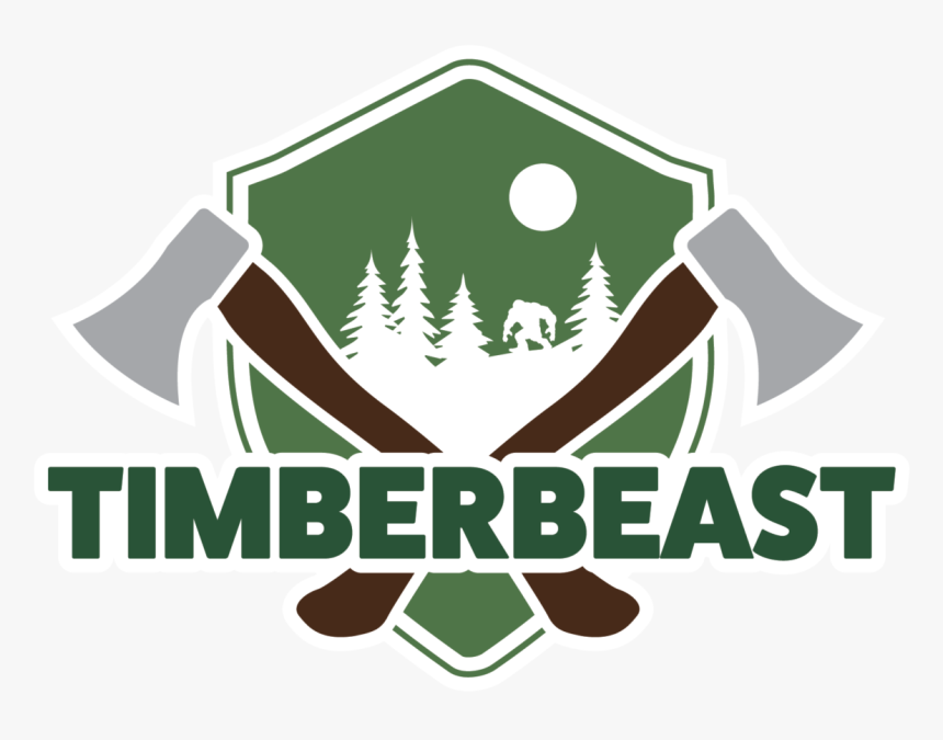 Timberbeast Logo Full Color White Outline - Timber Beast, HD Png ...