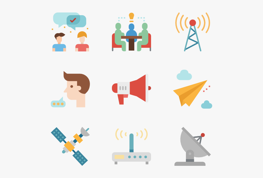 Communication Vector Word - Kinderen Symbolen, HD Png Download ...