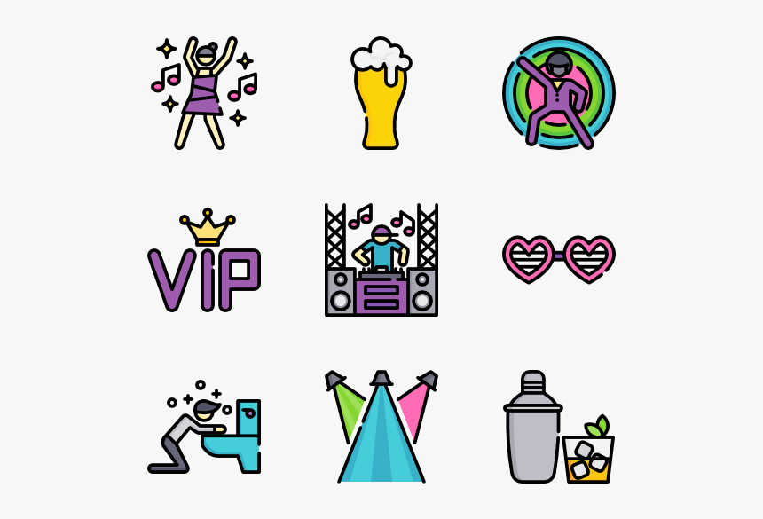 Party Icon Packs - Disco Icons, HD Png Download , Transparent Png Image ...