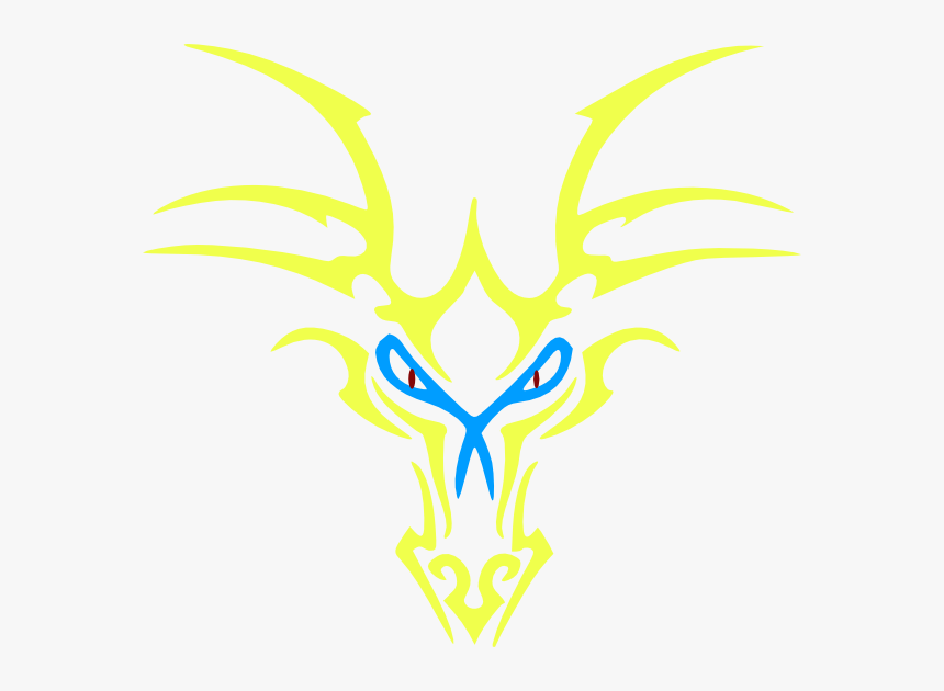 Yellow Dragon Icon Svg Clip Arts - Gold Dragon Head Logo, HD Png ...
