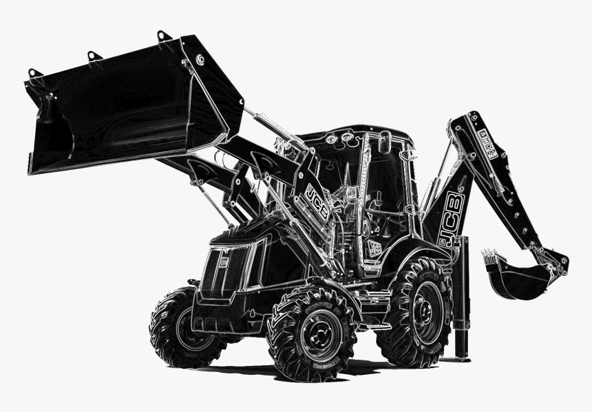 Backhoe Loader Excavator Jcb Forklift Sk - Backhoe Loader 3cx Png ...