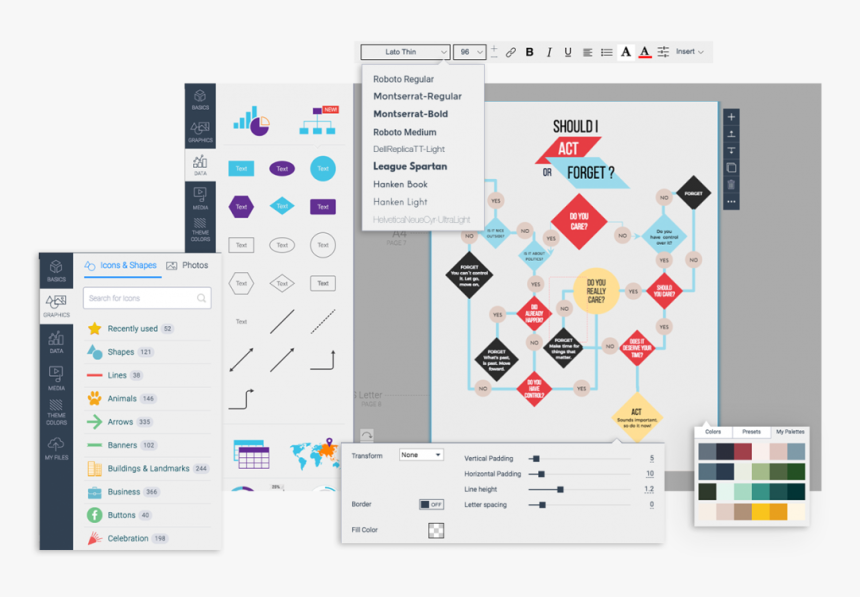 Free Flowchart Maker, HD Png Download , Transparent Png Image - PNGitem