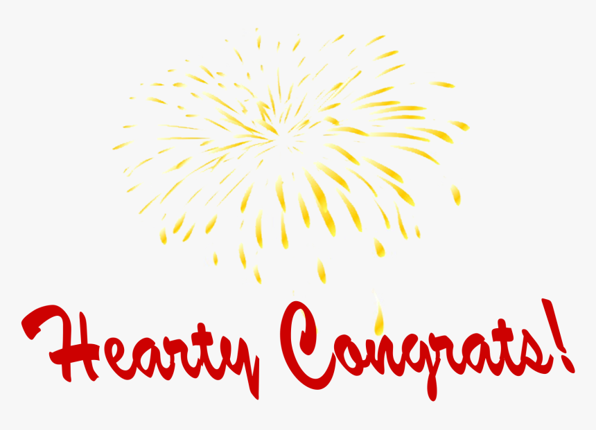 Hearty Congrats Png Photo - Fireworks, Transparent Png , Transparent ...