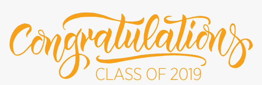 Congratulation Class Of 2019 Png, Transparent Png , Transparent Png ...