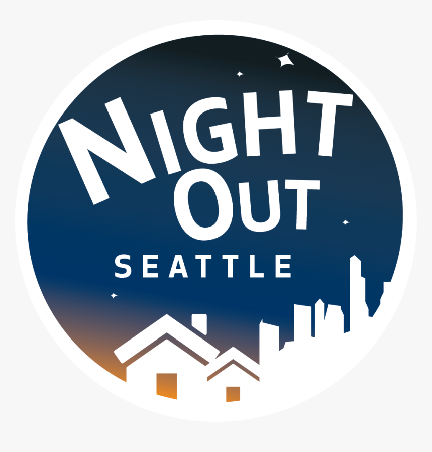 Night Out Logo - Seattle Police Night Out 2018, HD Png Download ...